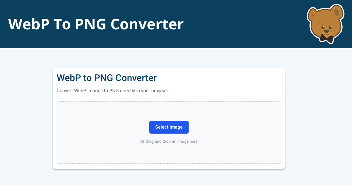 WebP to PNG Converter: Free Online Conversion Tool