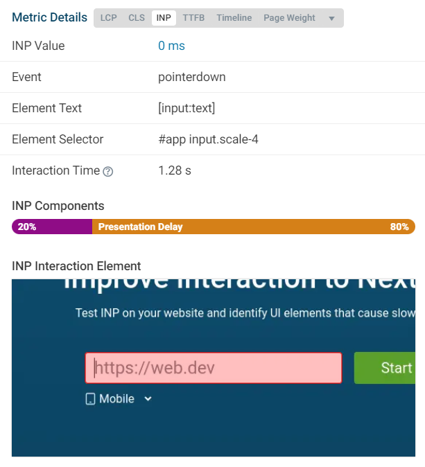 RUM Metric Dashboards | DebugBear