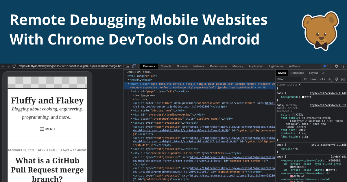 Remote Debugging Mobile Websites With Chrome Devtools On Android Debugbear