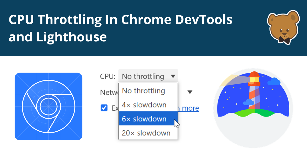 Cpu Throttling In Chrome Devtools And Lighthouse Debugbear