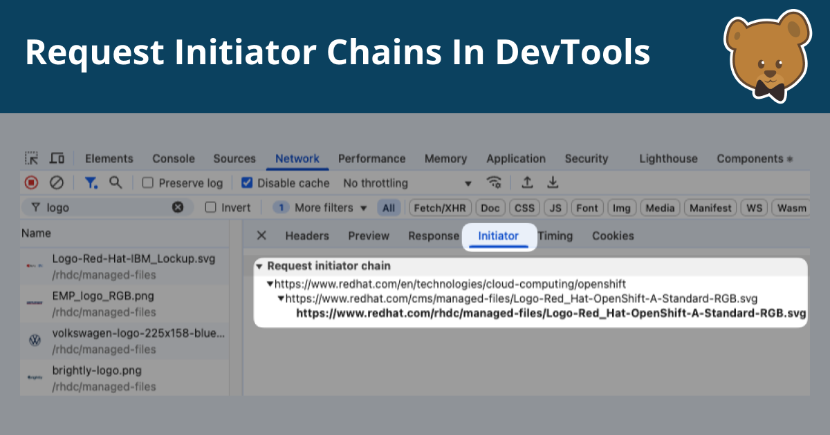 Request Initiator Chains In Chrome DevTools | DebugBear