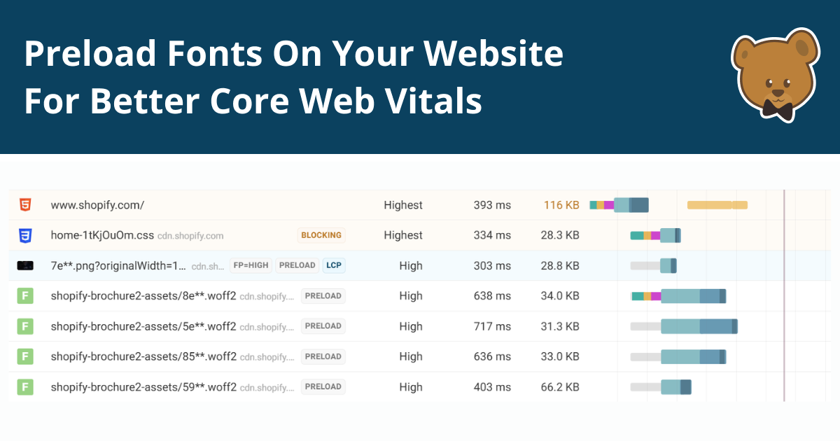 Preload Fonts On Your Website For Better Core Web Vitals | DebugBear