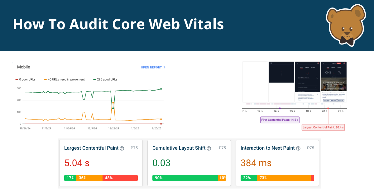 How To Audit Core Web Vitals: An In-depth Guide | DebugBear