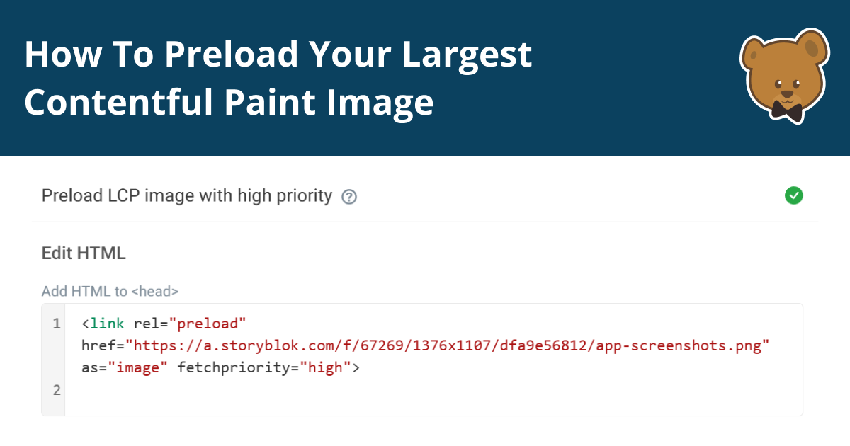 How To Preload Your Largest Contentful Paint Image | DebugBear