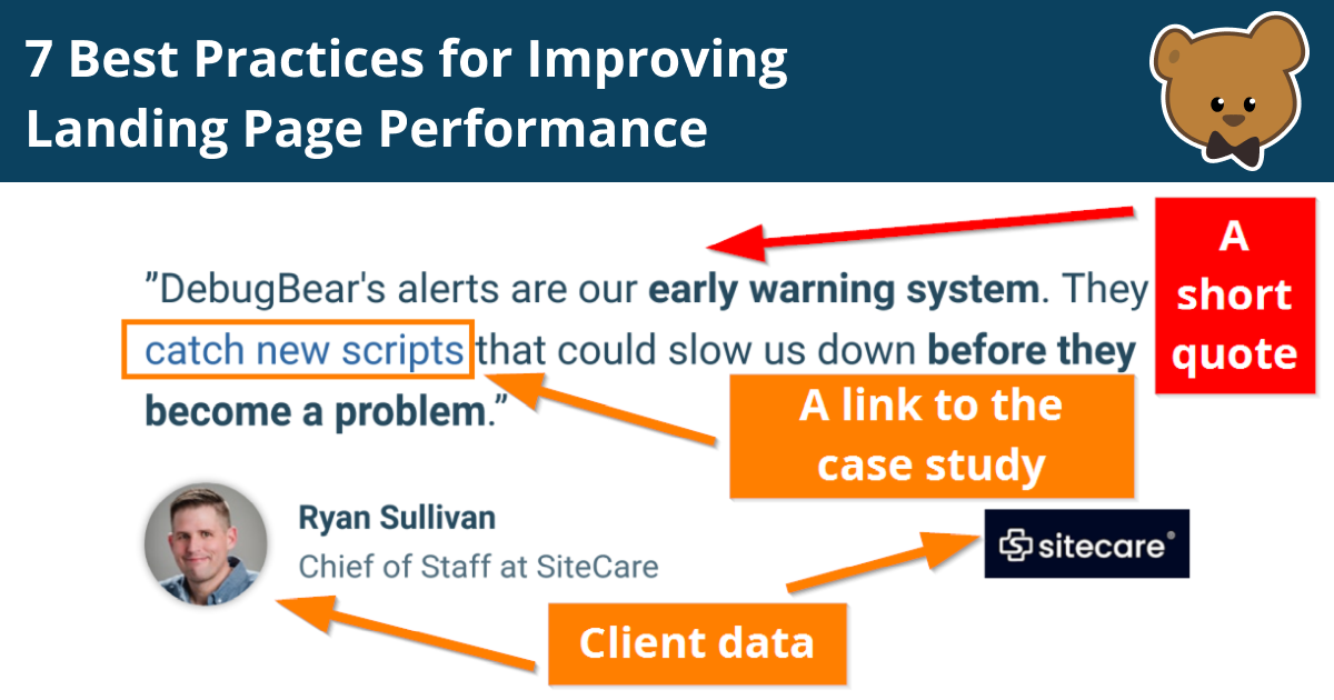 7 Best Practices for Improving Landing Page Performance | DebugBear